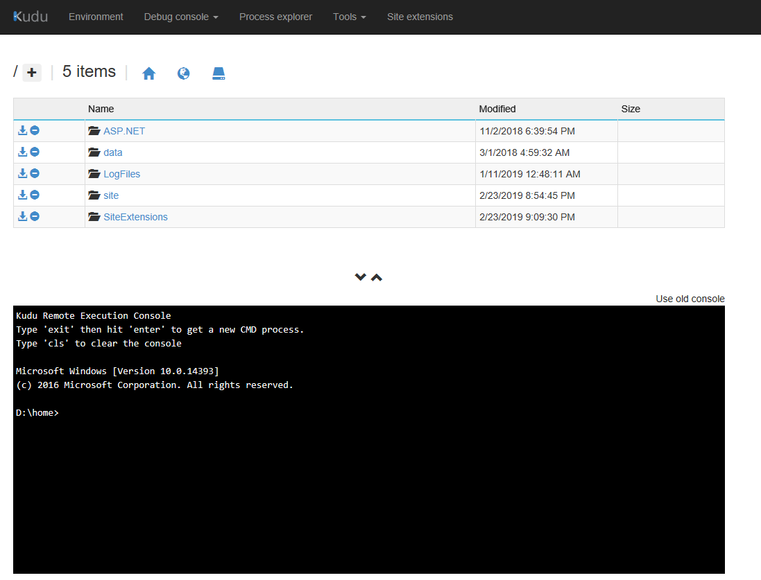 Azure App Service Storage – Azure kitchen