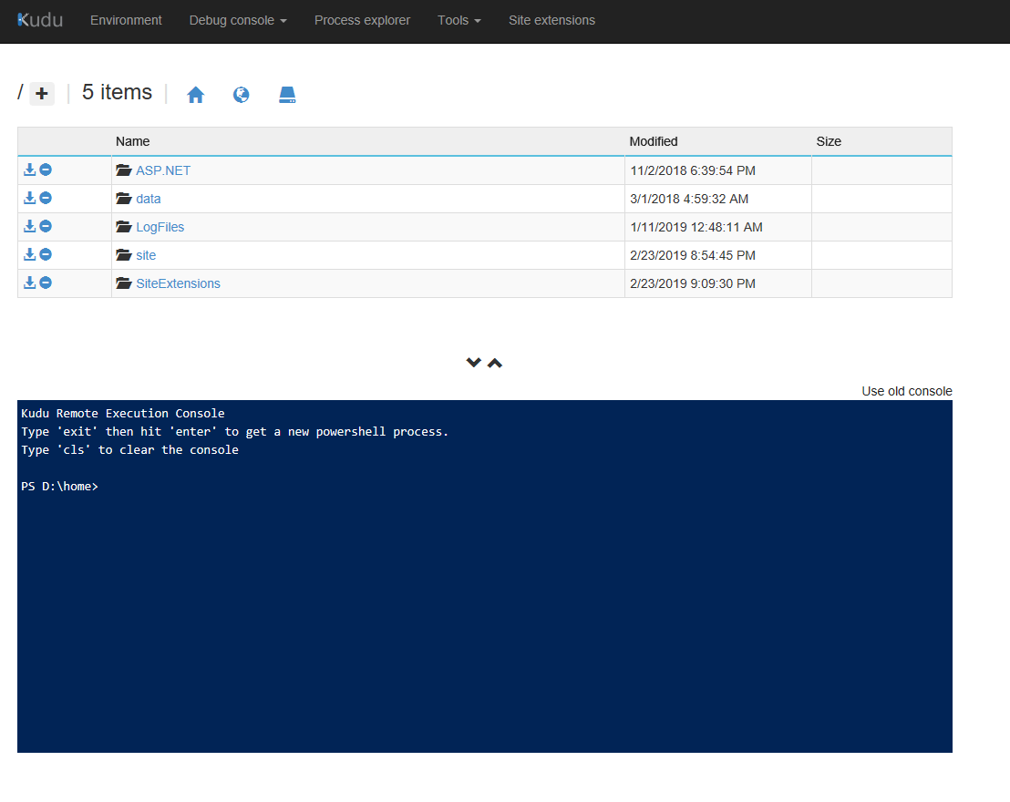 Azure App Service Storage Azure Kitchen
